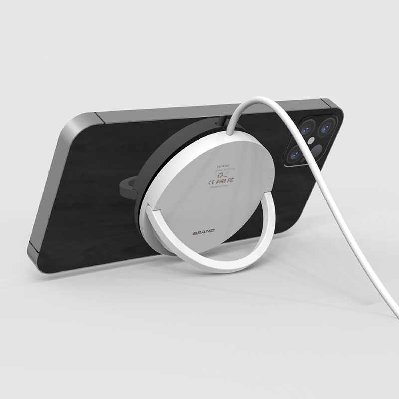 Type C 15W Magnetic Wireless Charger Stand For Iphone 12 Pro Mini